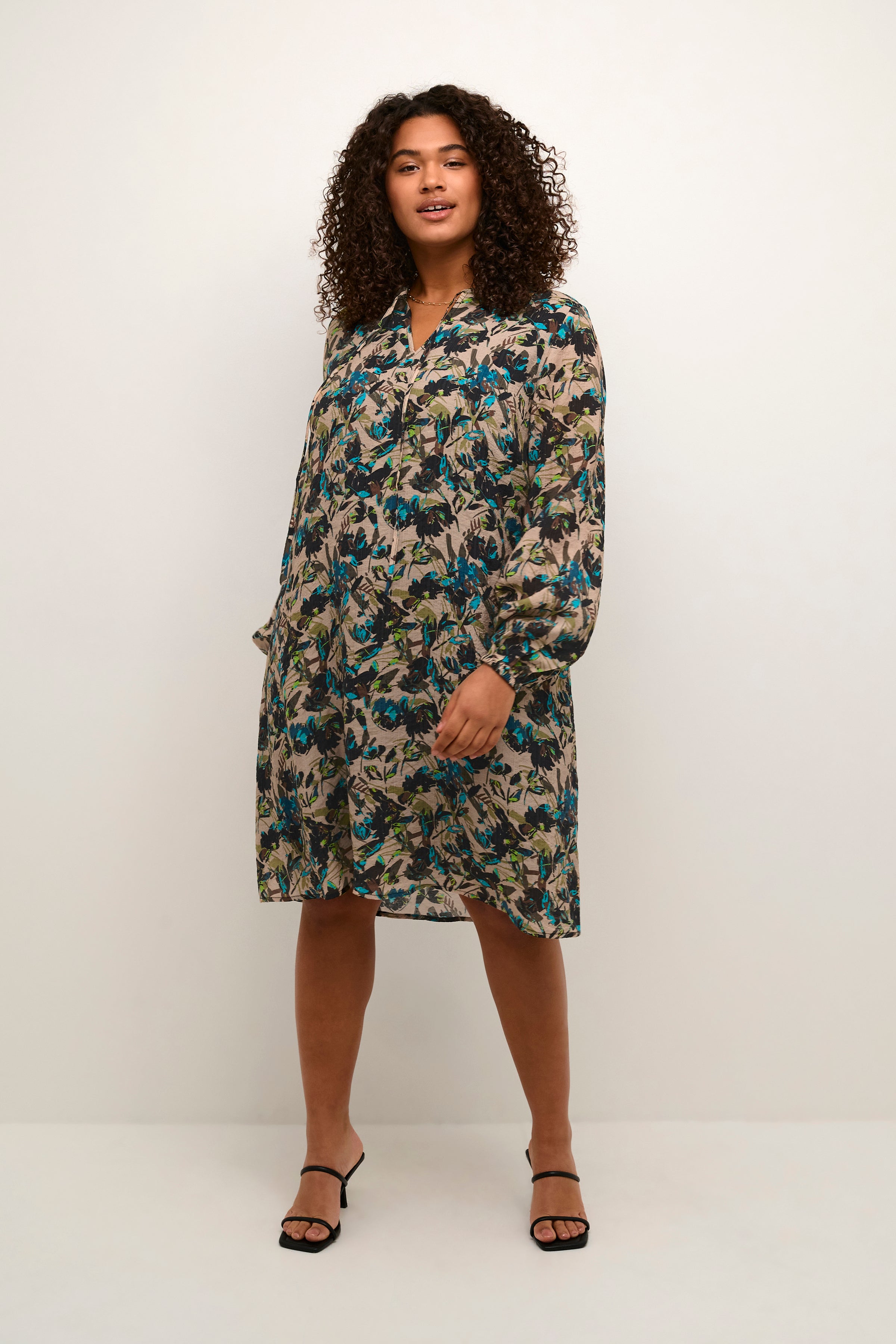 Kaffe Curve Colgi Dress | Plus Size Dresses | Wardrobeplus.ie