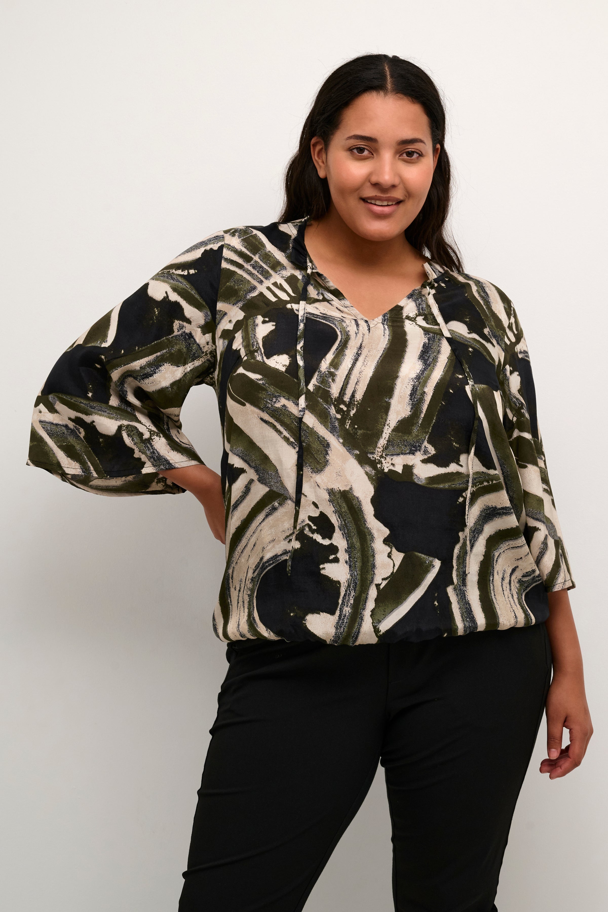 Kaffe Curve Sophie Blouse | Plus Size Clothing | Wardrobeplus.ie