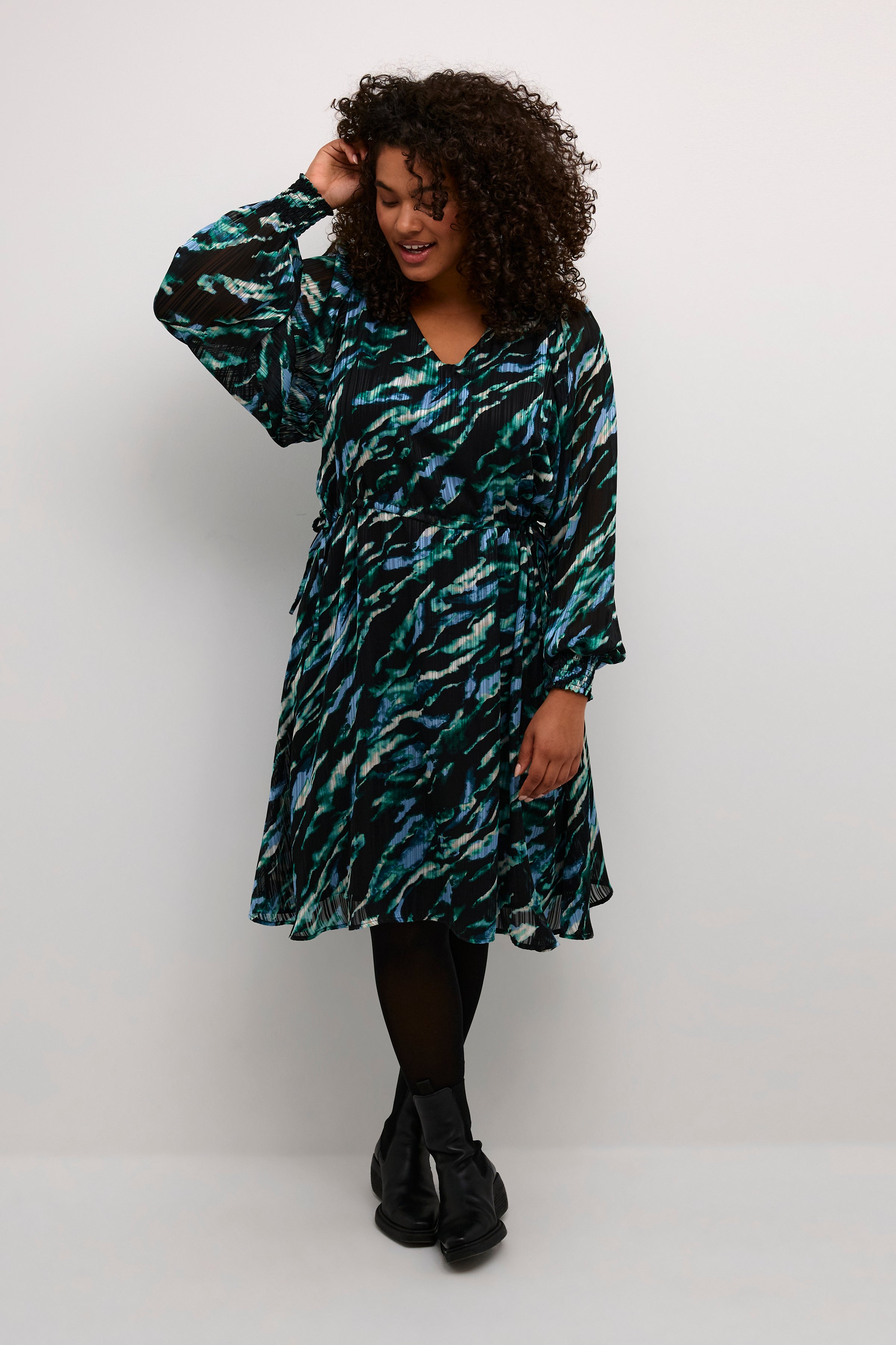 Kaffe Curve Lucky Dress | Plus Size Dresses | Wardrobeplus.ie