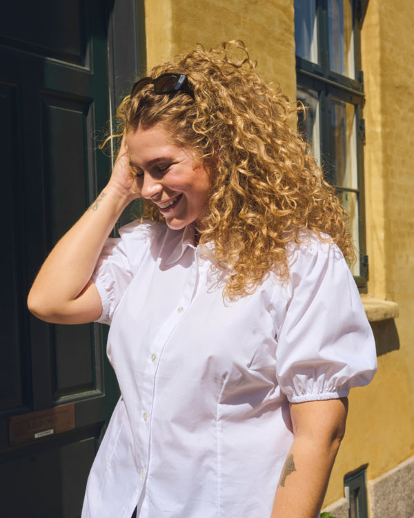 Kaffe Curve Nicola Shirt| Plus Size Women's Clothing | Wardrobeplus.ie