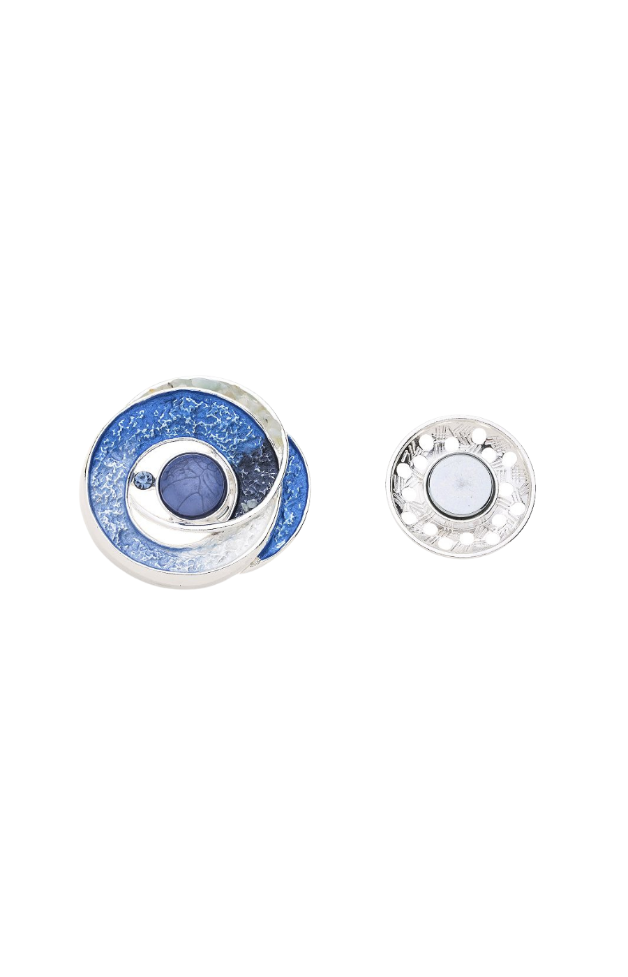 Bella Magnetic Brooch in Blue | Plus Size Clothing | Wardrobeplus.ie