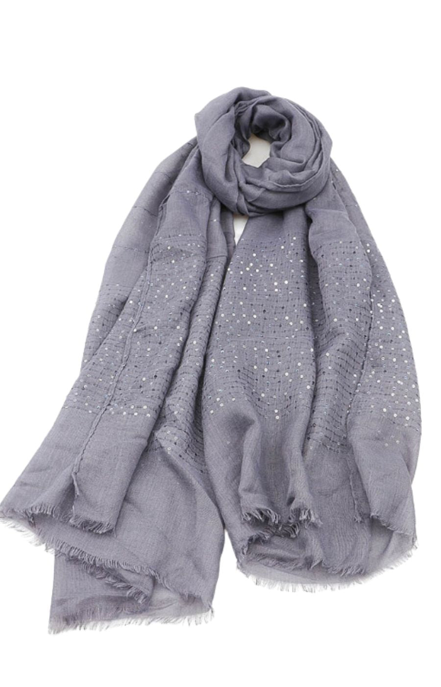 Belle Scarf in Deep Grey | Women's Accessories | WardrobePlus.ie