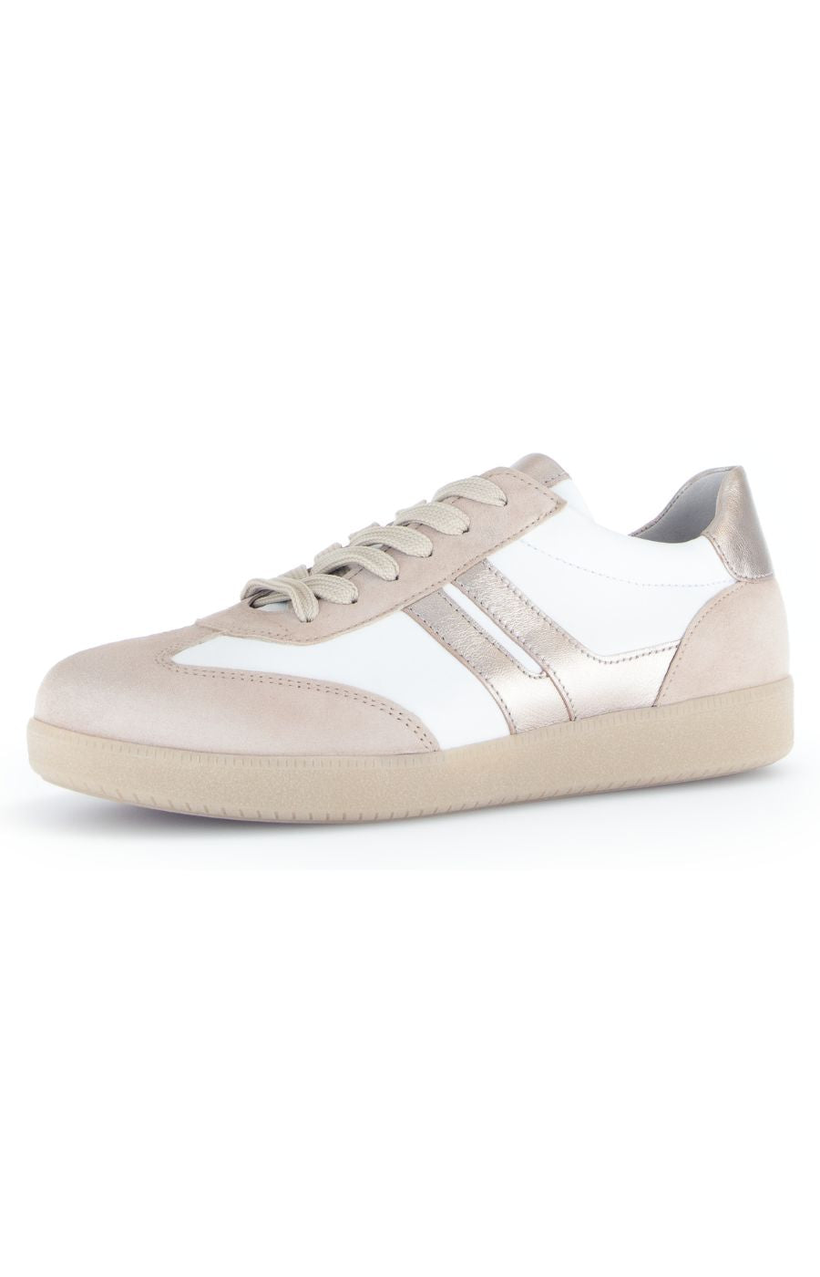 Gabor Trainer in White/Beige | Women's Shoes | Wardrobeplus.ie