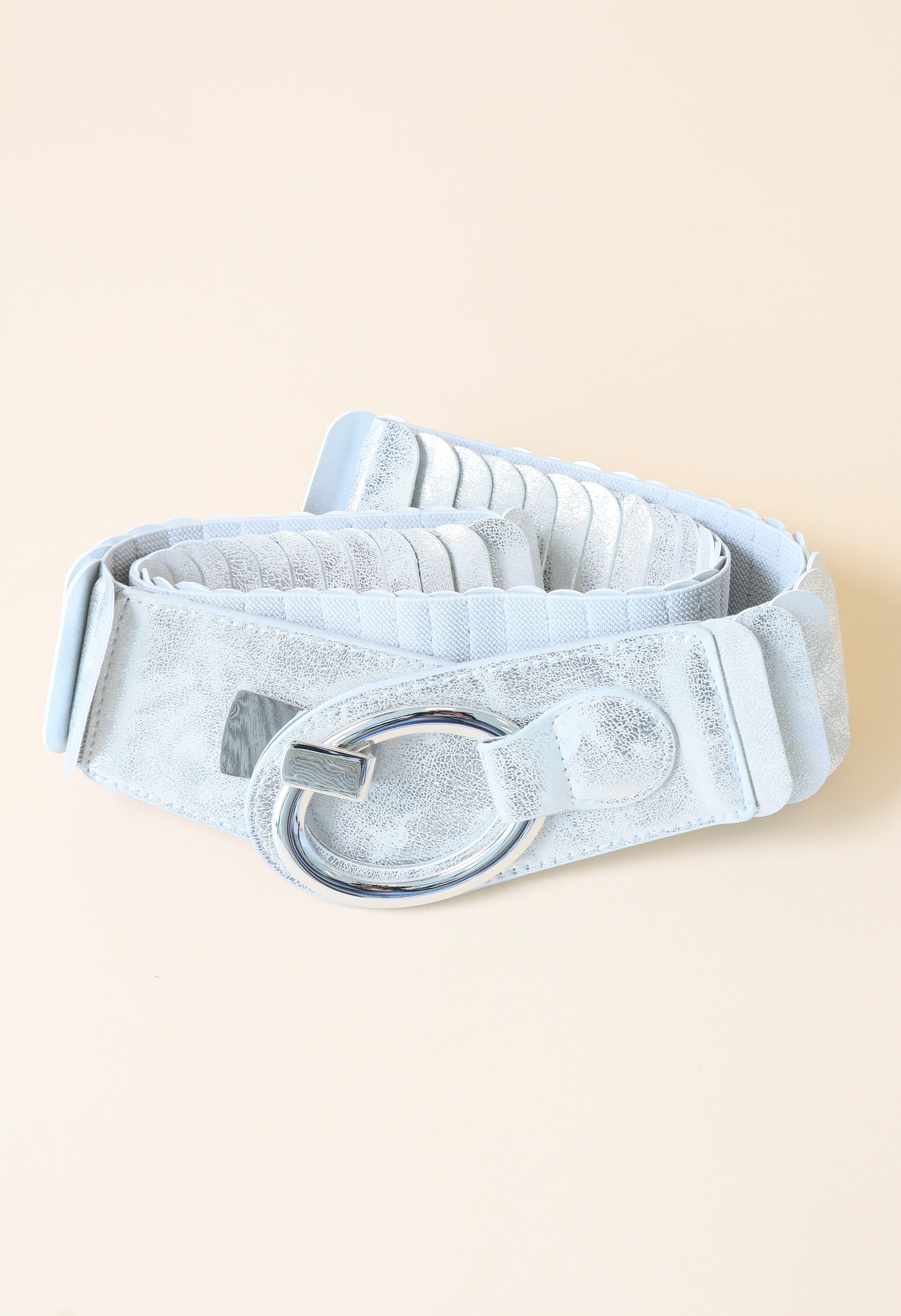 Stretch Belt in Silver | Plus Size Clothing | Wardrobeplus.ie