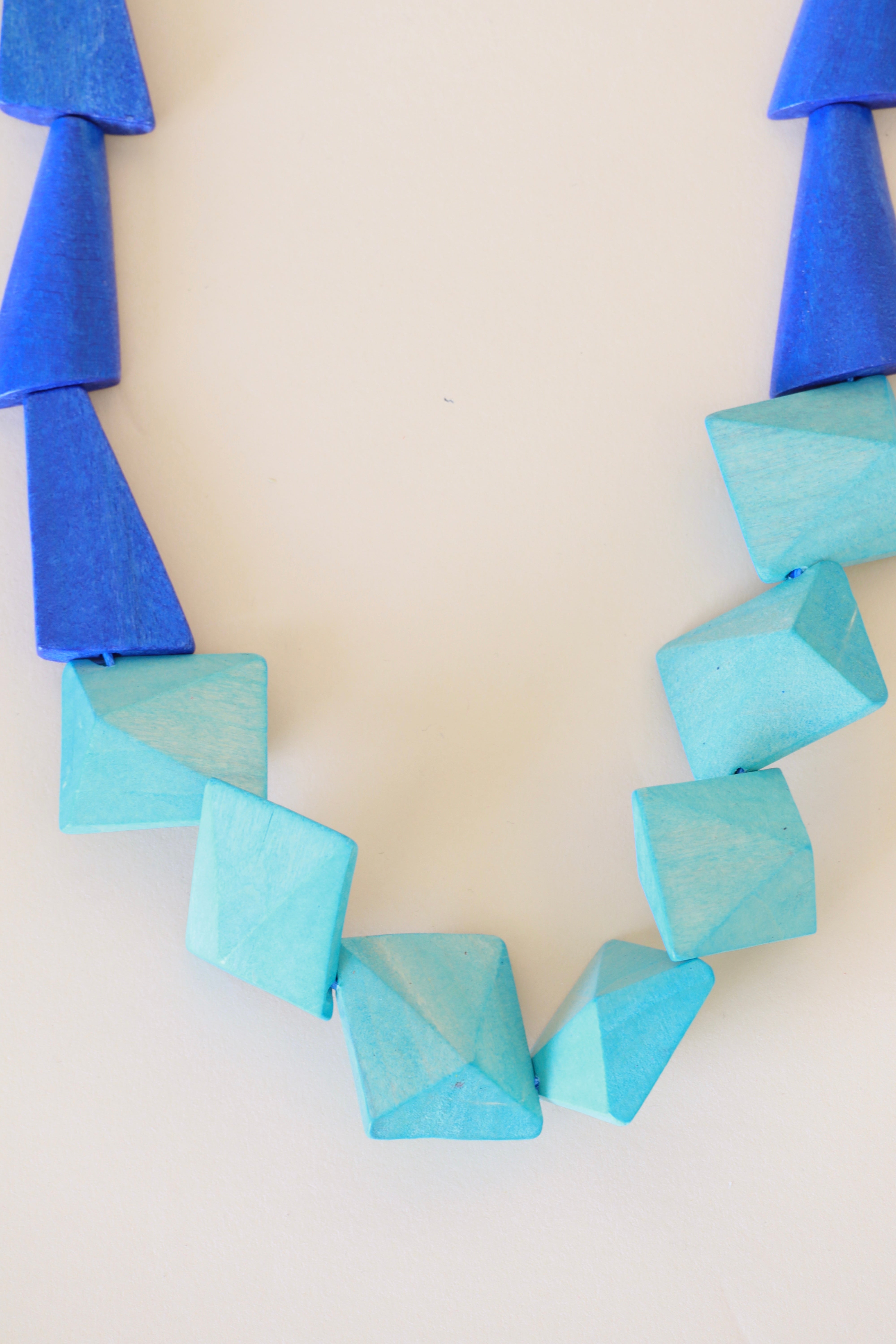Rhea Necklace in Blue | Plus Size Clothing | Wardrobeplus.ie