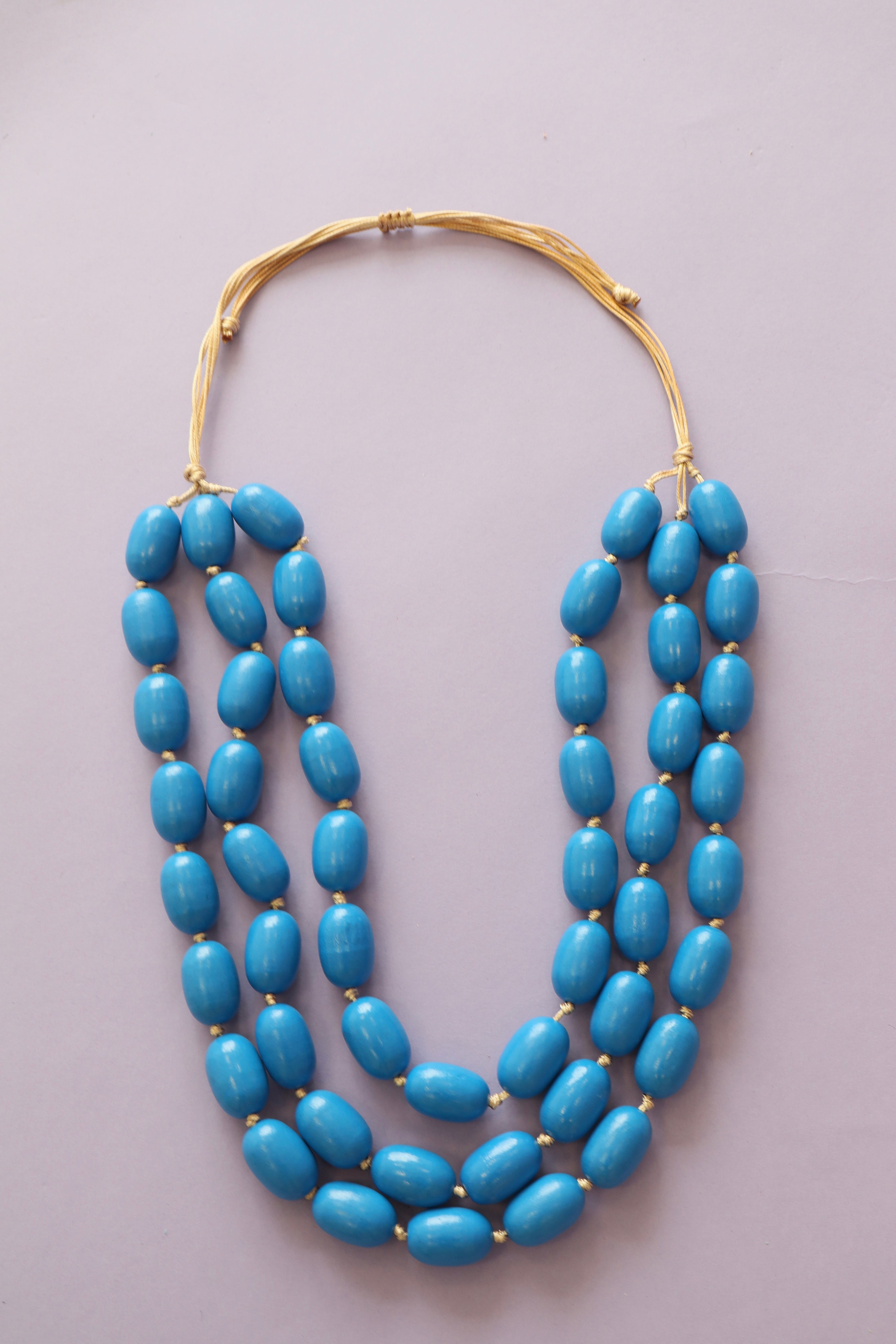 Aya Blue Necklace | Plus Size Clothing | Wardrobeplus.ie