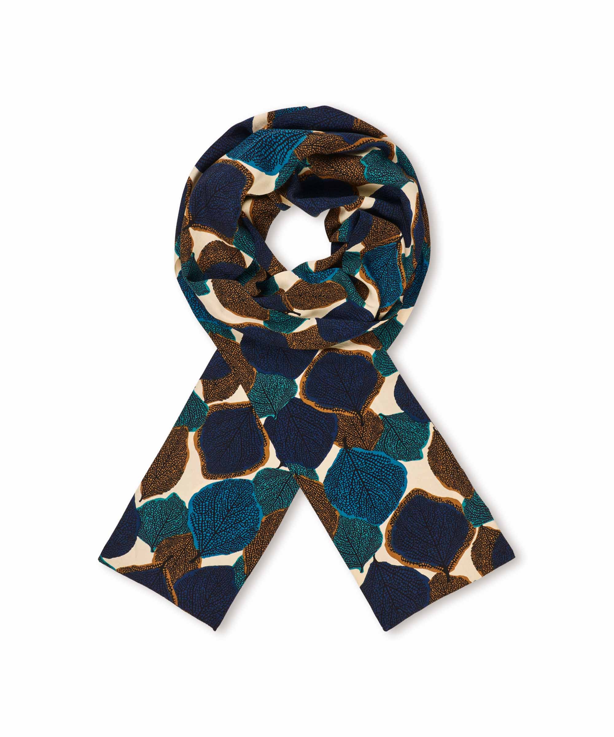 Masai Alo Leaf Print Scarf | Accessories | Wardrobeplus.ie