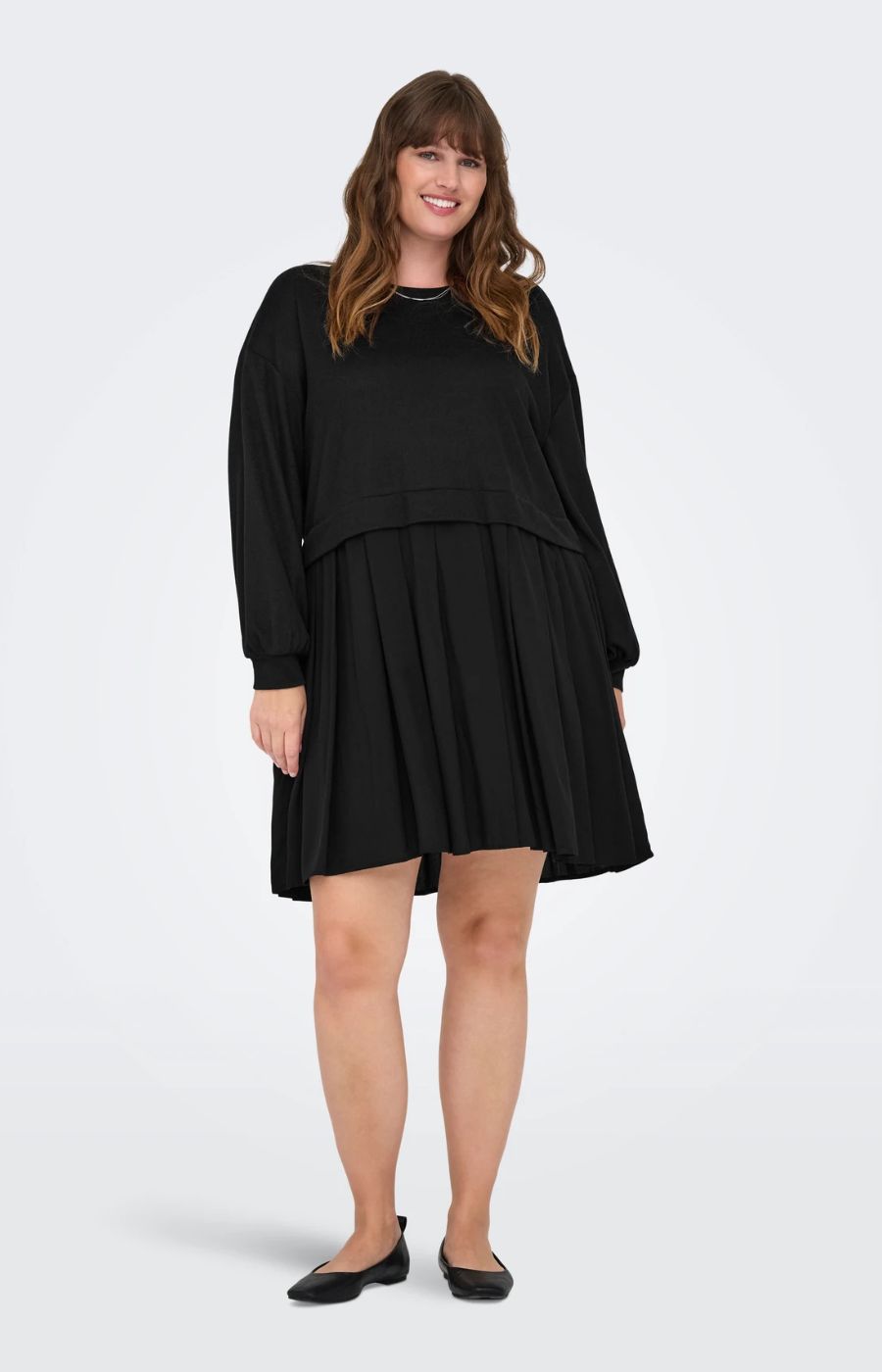 Only Carmakoma Uma Dress Black | Plus Size Dress | Wardrobeplus.ie