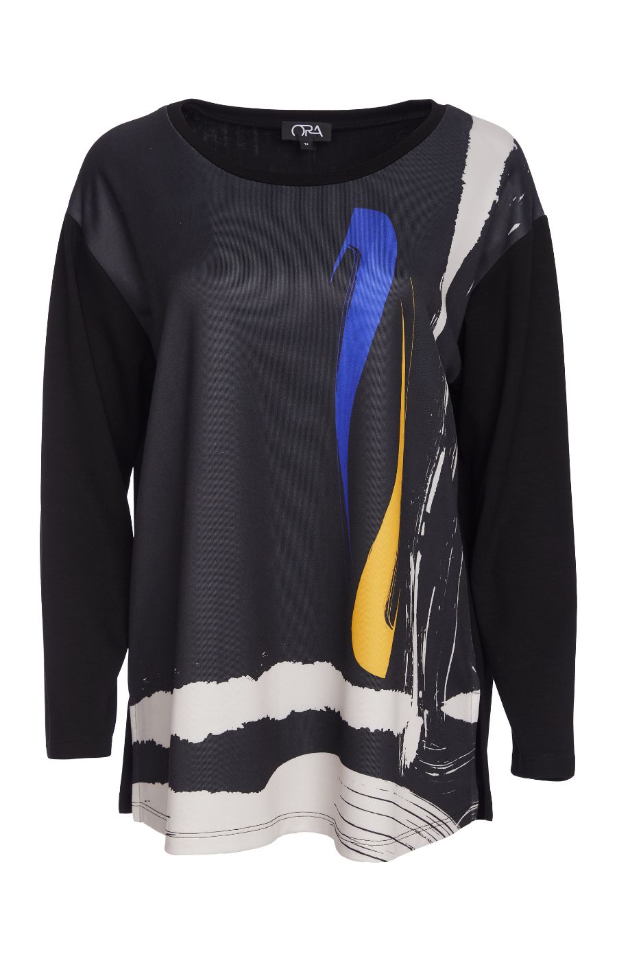 Ora Colour Splash Top | Plus Size Tops | Wardrobeplus.ie