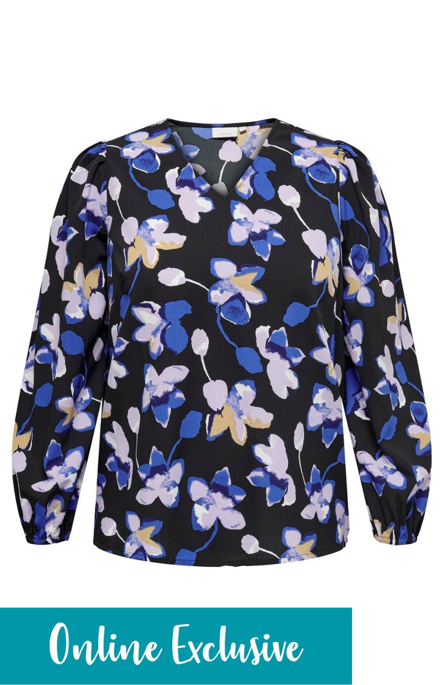 Only Carmakoma Aster Blouse |Plus Size Clothing|Wardrobeplus.ie