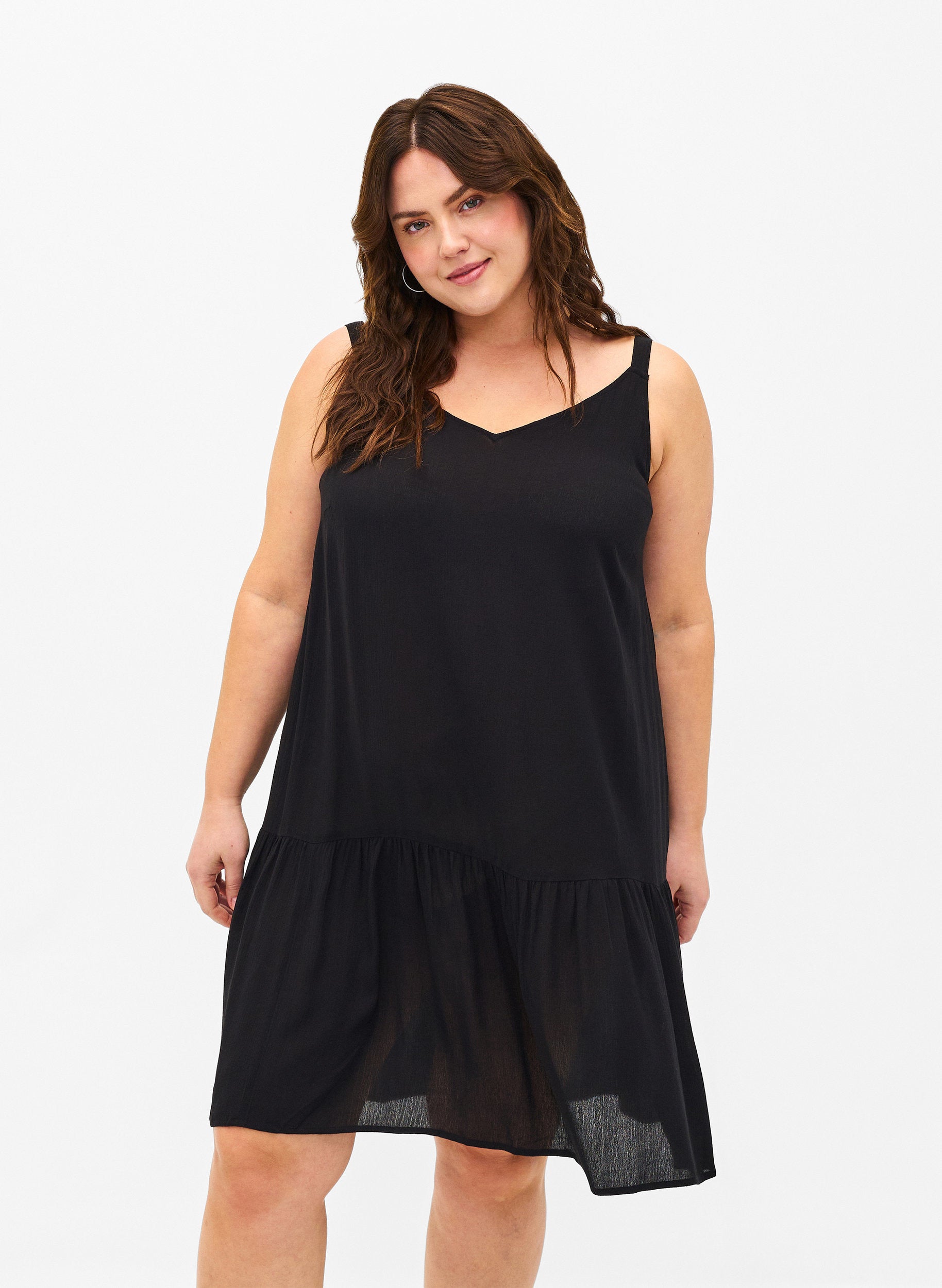 Zizzi Rose Dress in Black | Plus Size Clothing | Wardrobplus.ie